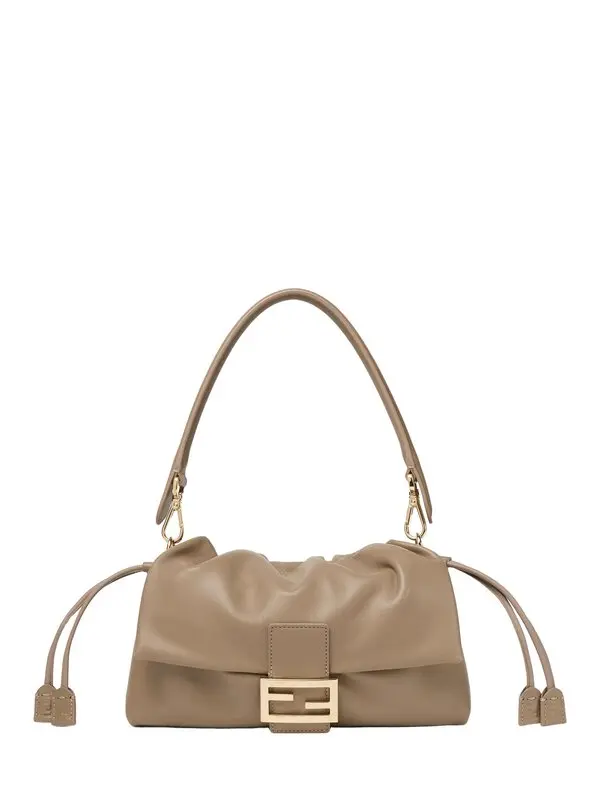 Fendi Baguette® Soft Medium Dove Nappa Leather Bag - [gray]